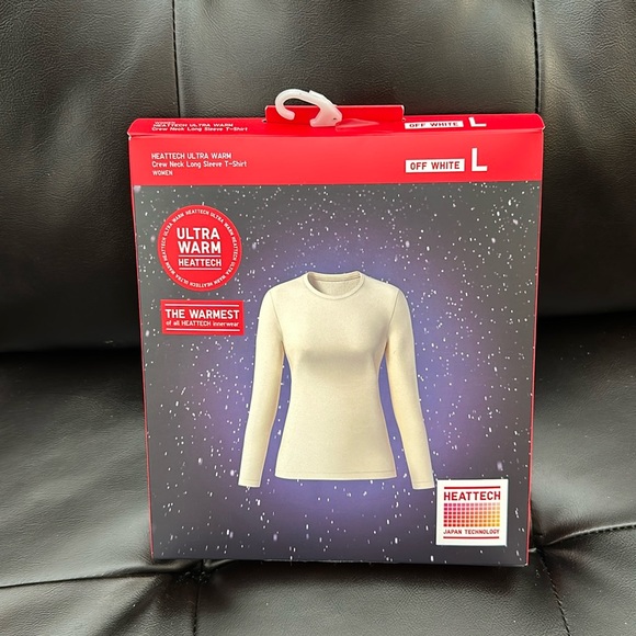 Uniqlo | Tops | Uniqlo Ultra Warm Heat Tech Crew Neck Long Sleeve ...